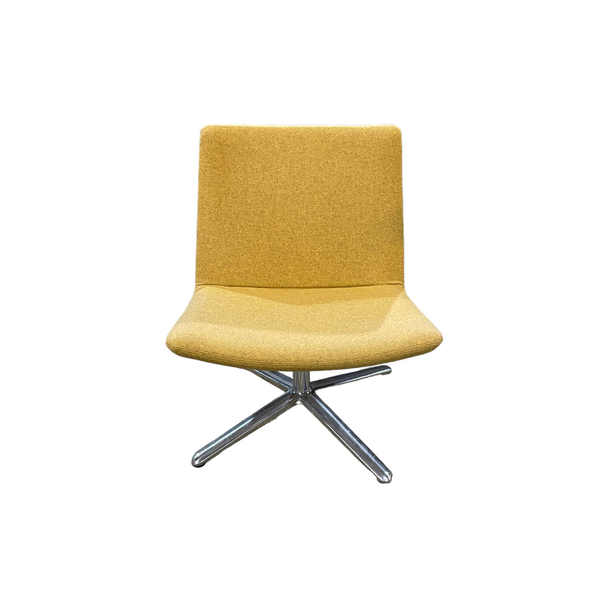 Refurbished Pale Yellow Meeting Chair — Zero Office Furniture