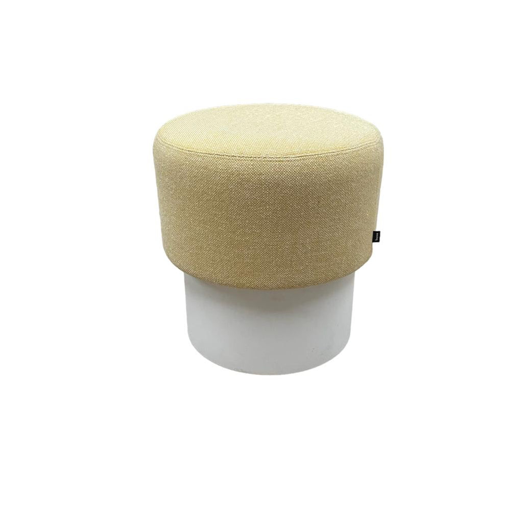 Refurbished Parcs Pop Up Stool - Yellow and White — Zero Office Furniture