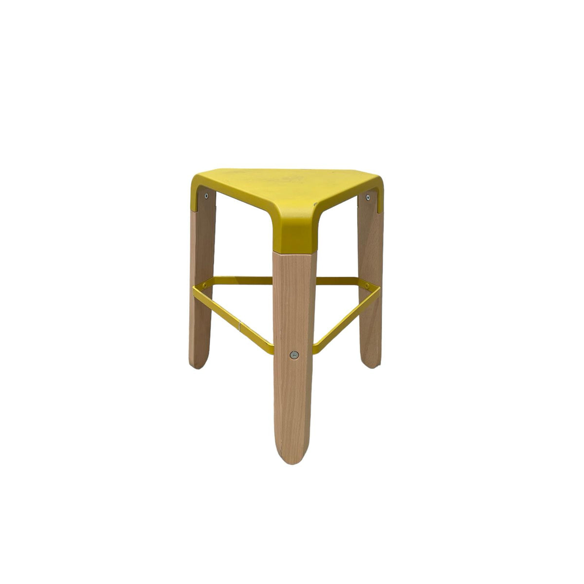 Refurbished Yellow Picapau Low Stool — Zero Office Furniture